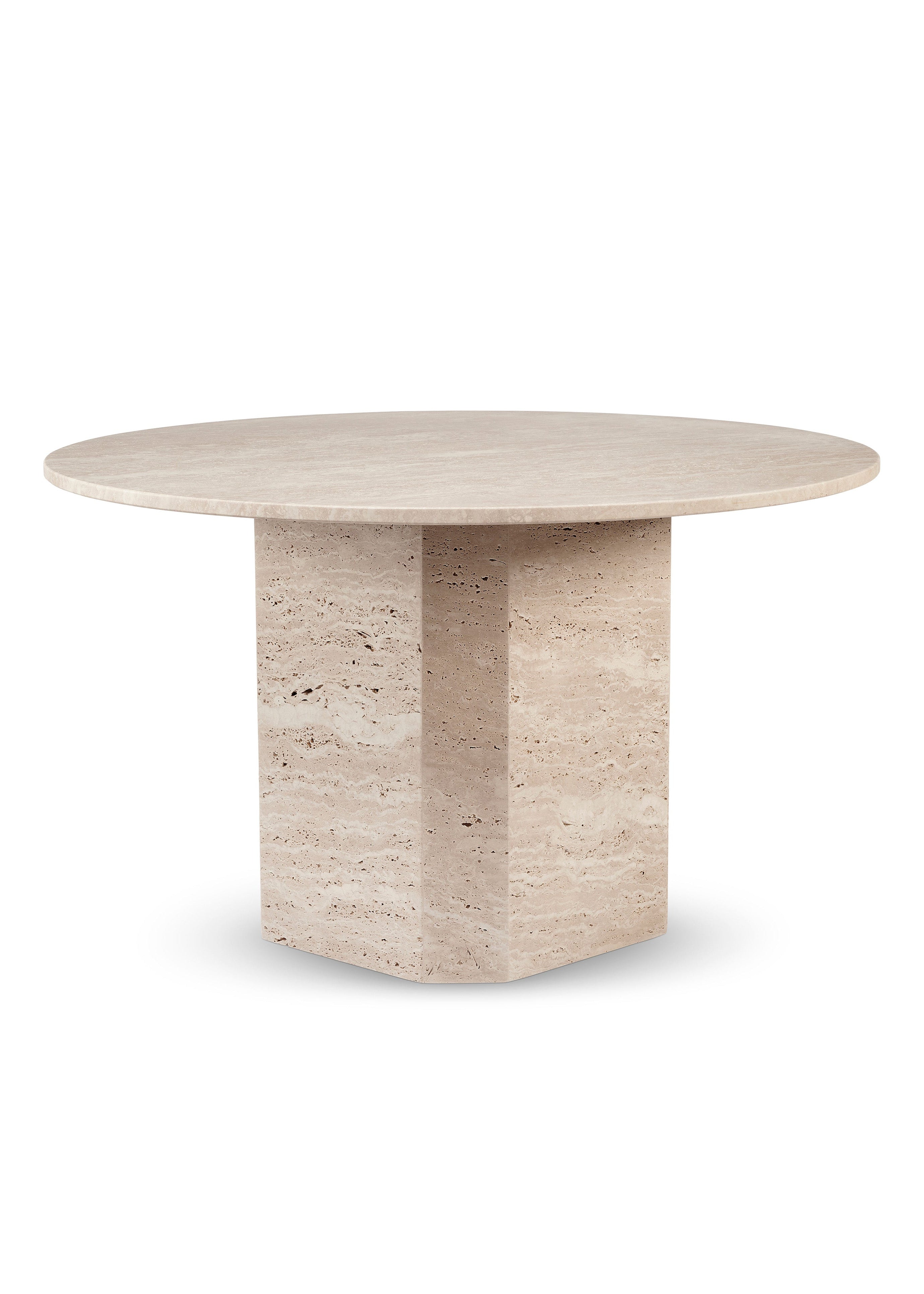 Lago | Travertine | Dining table – Wabi Sabi Nordic